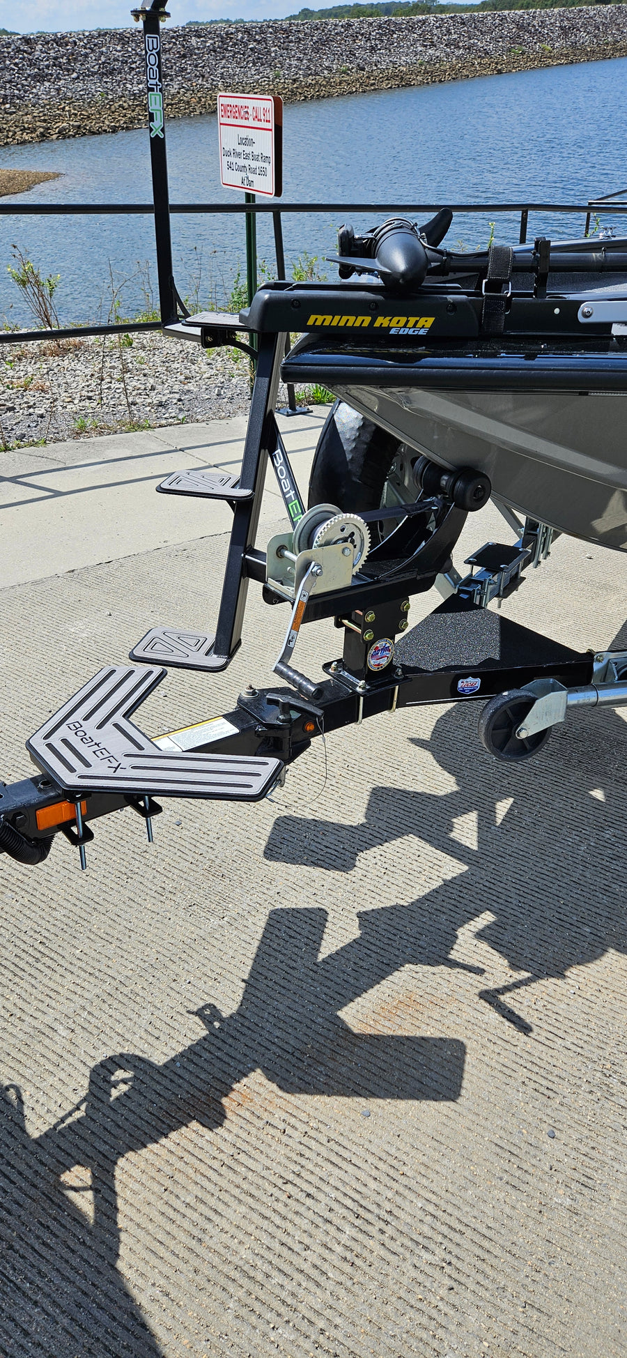 Tracker® Boat Trailer Steps by BoatEFX