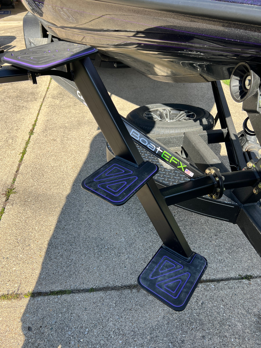 Caymas Bass Boat Trailer Steps by BoatEFX | Best Boat Trailer Steps