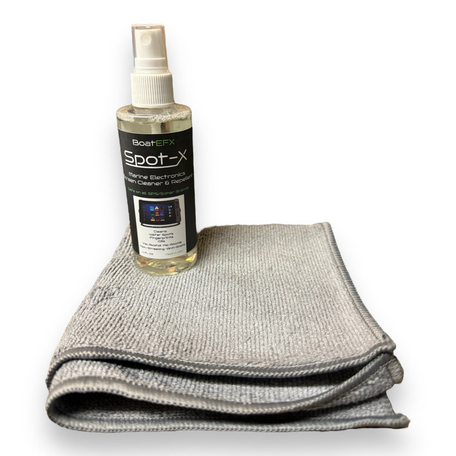 Spot-X: Marine Electronics Cleaner with Microfiber Cloth – BoatEFX